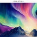 Northern Lights Digital Paper Pack Watercolor Aurora Borealis Printable ...