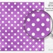 Purple Black Digital Paper Pack Watercolor Polka Dot Seamless Pattern ...