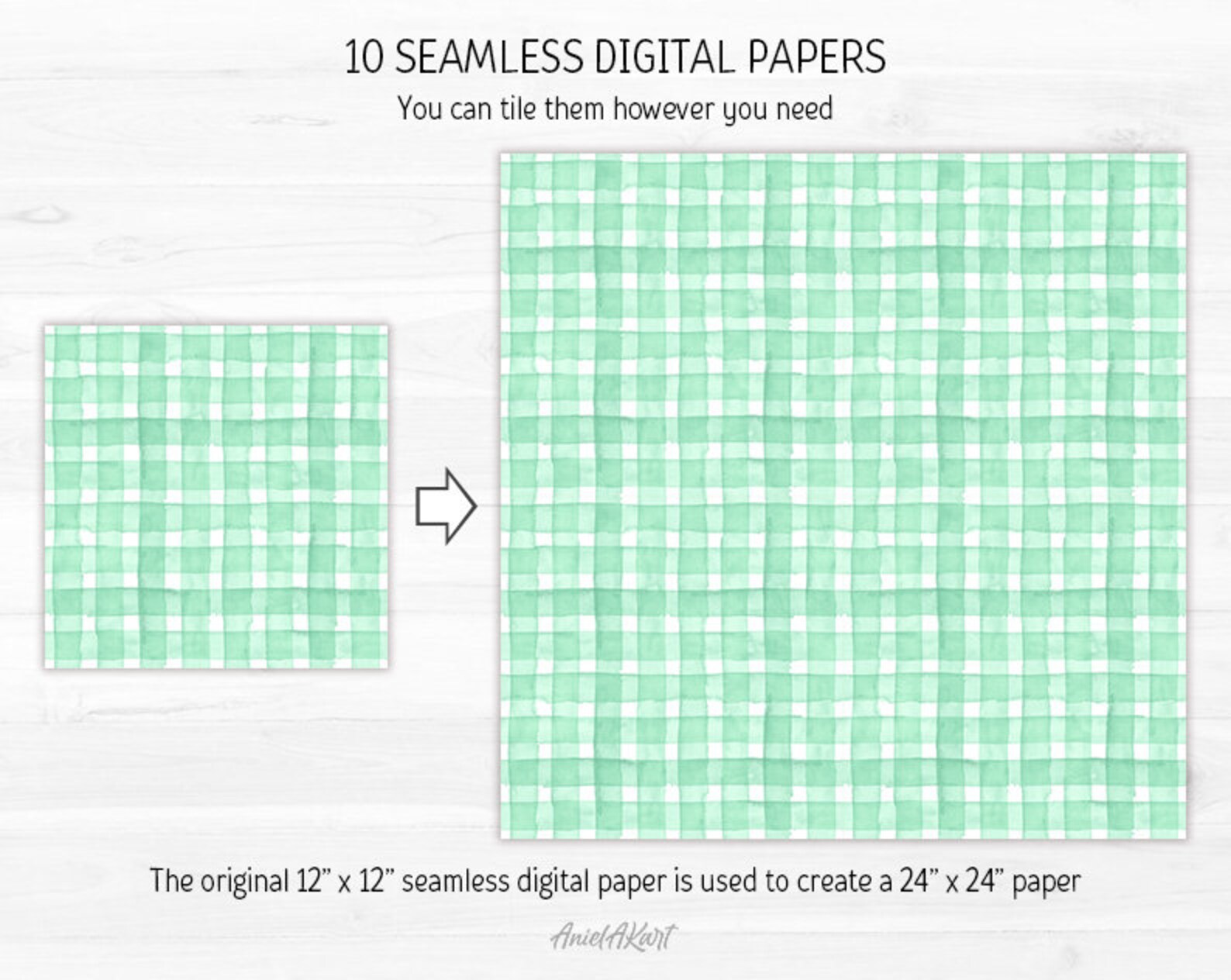 Mint Green Seamless Pattern Watercolor Polka Dot Digital Paper - Etsy