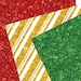 Christmas Glitter Digital Paper Pack Polka Dot Seamless Pattern ...