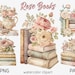 Watercolor Rose Reading Nook Clipart Bundle Reading Corner PNG Flower ...