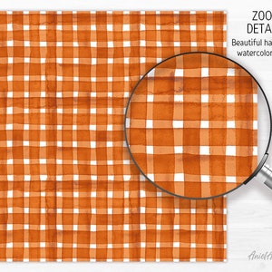 Watercolor Autumn Digital Paper Pack Cozy Fall Seamless Pattern Polka ...