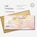 Printable Feminine Gift Card | Canva Template | Feminine Gift ...