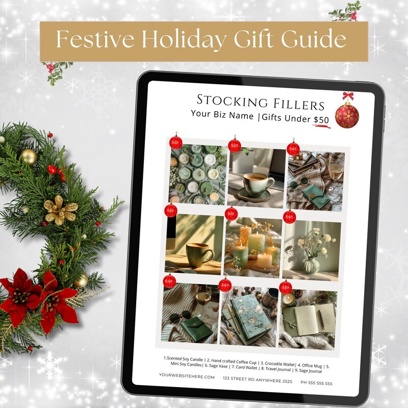 Gift Guide Template - 60+ Gift Ideas for 2025