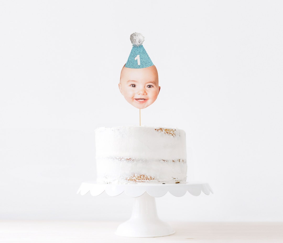 Personalised Face Cake Topper /cake Topper/ 1st 21st 30th 40th 50th ...