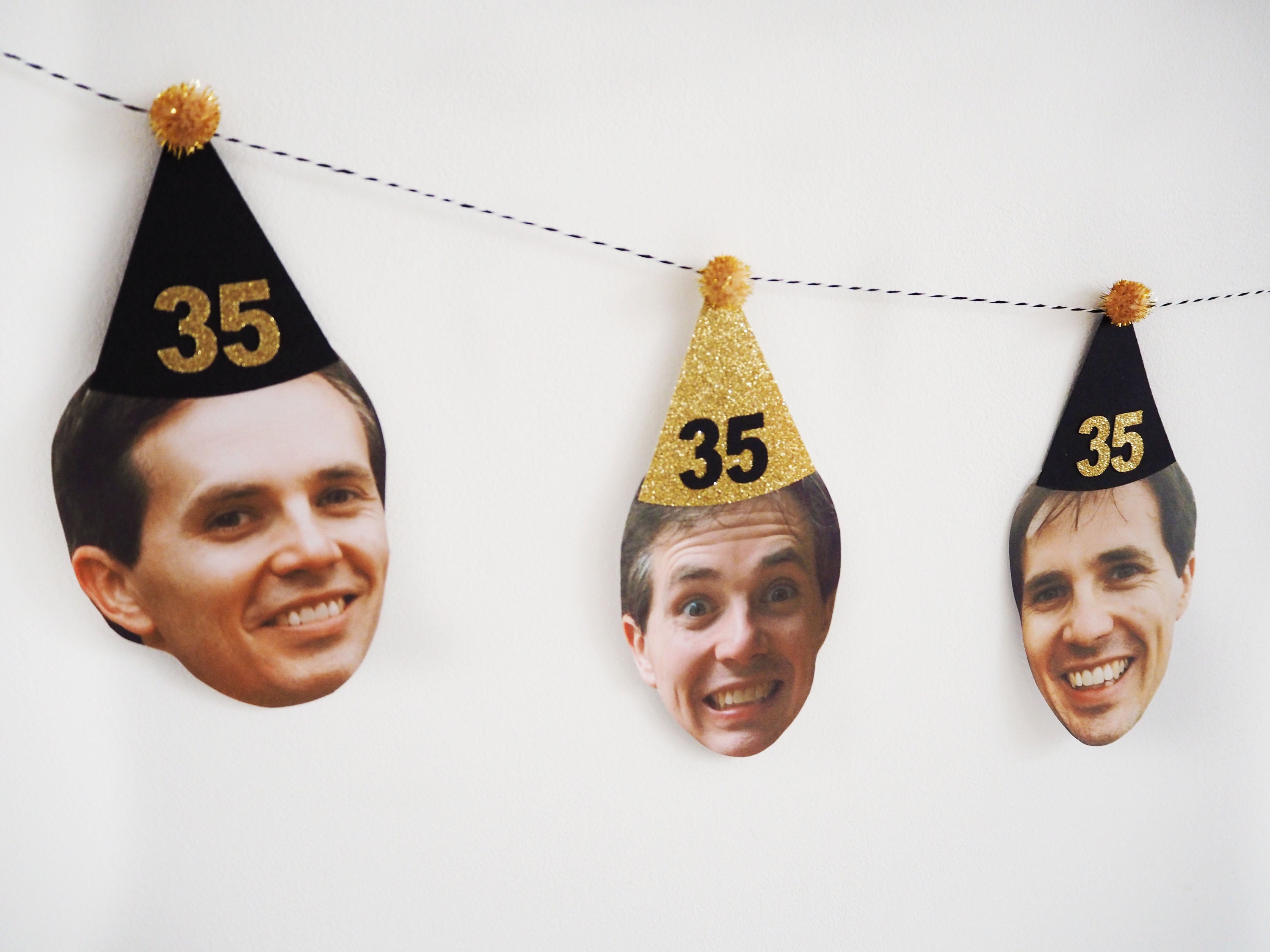 Personalised Face Banner / Birthday Banner / Banner/ Birthday | Etsy