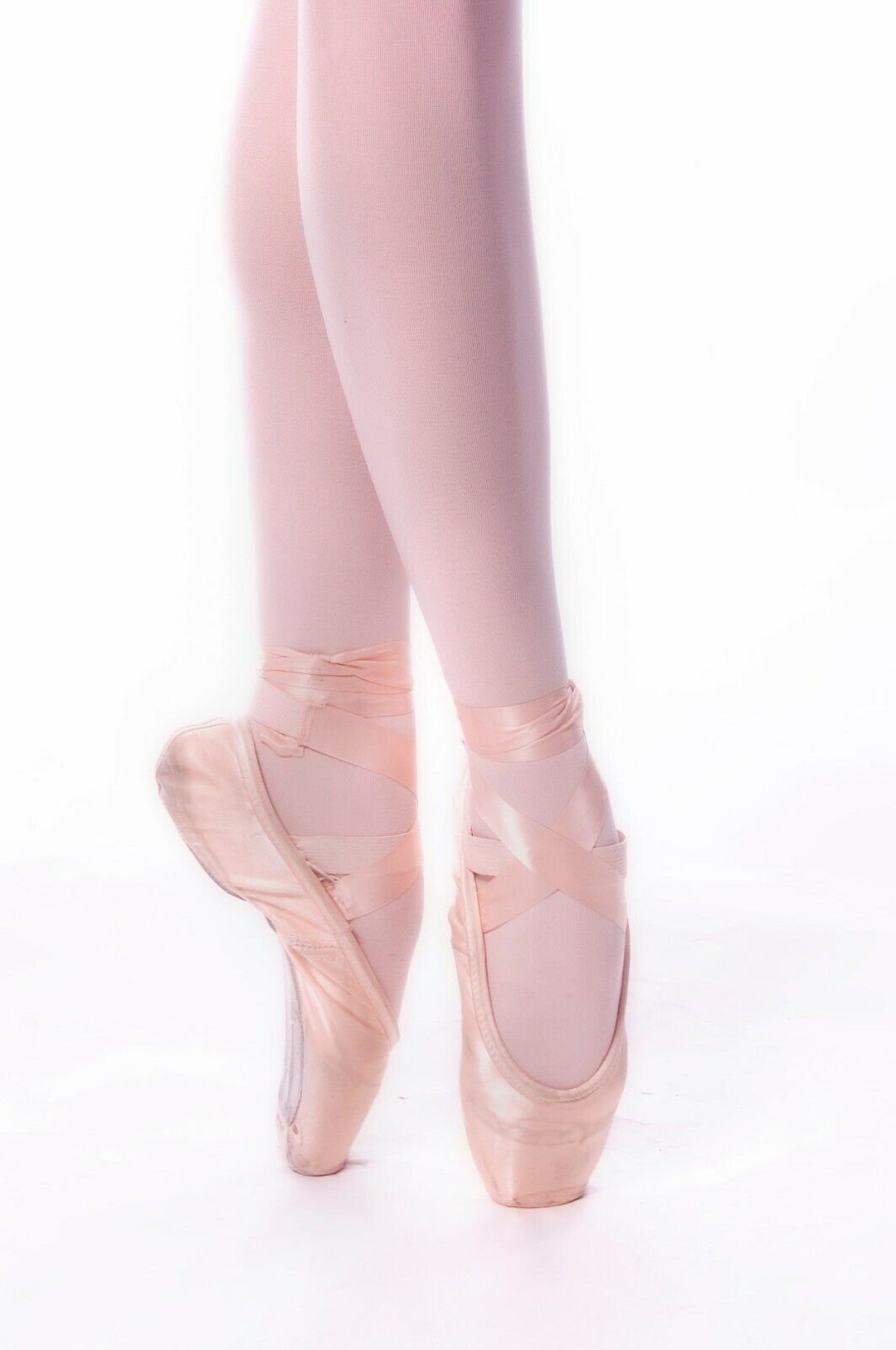 Pink / White Girls Full Foot Dance Ballet Tights (ages 3 to 13) Made in ...