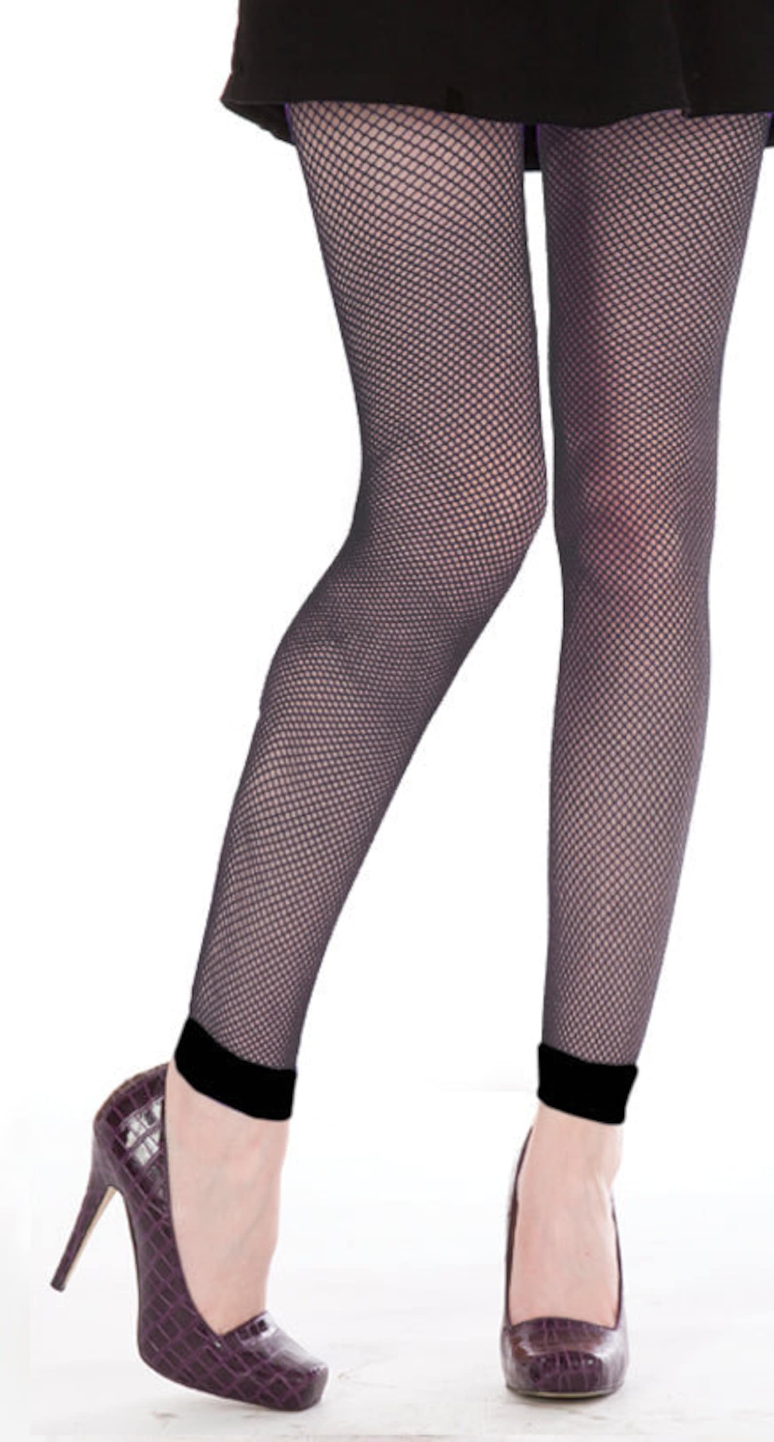 Fishnet Footless Tights (3 Sizes) Made in Italy - Etsy