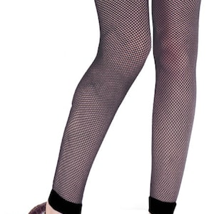 Fishnet Footless Tights (3 Sizes) Made in Italy - Etsy
