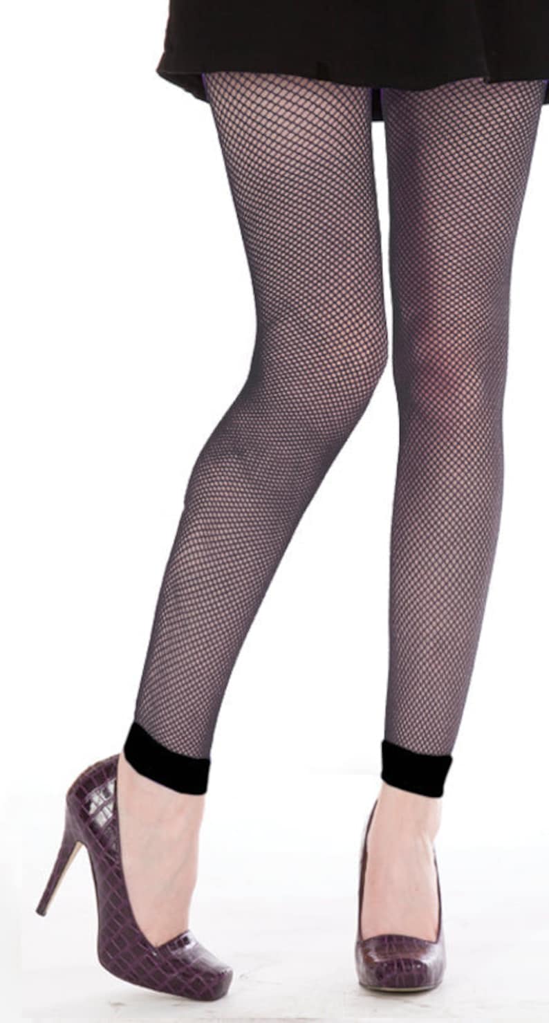 Fishnet Footless Tights (3 Sizes) Made in Italy - Etsy