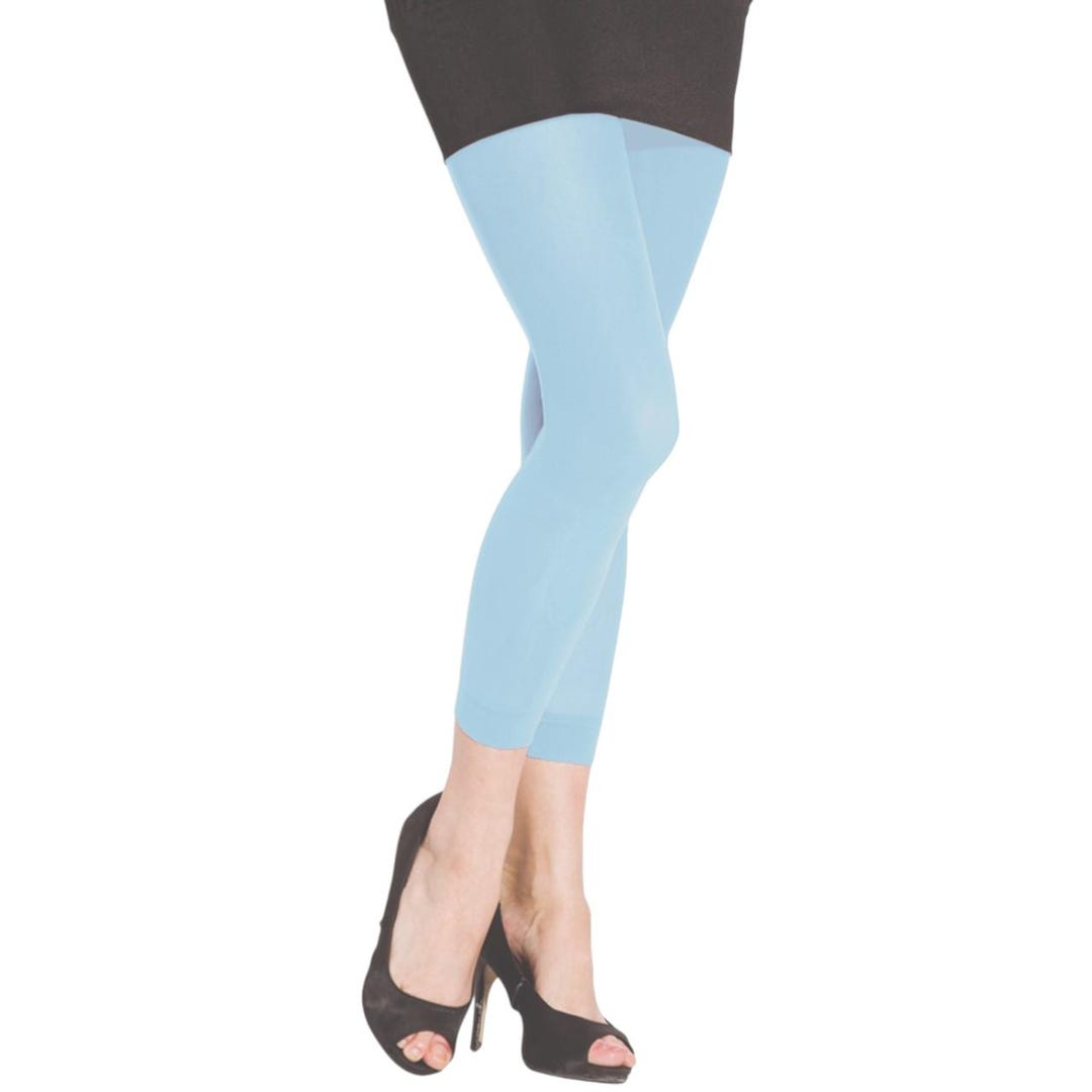 Silver Legs Italian 50 Denier Semi-opaque Footless Tights (one Size) 36 ...