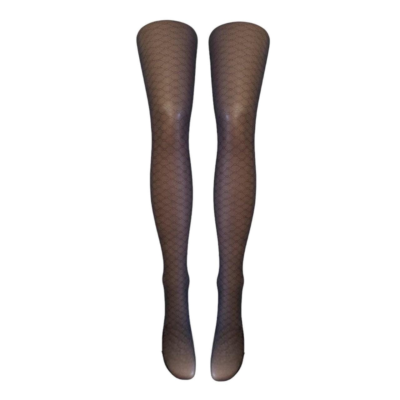 Fancy Double Diamond Tights - Etsy