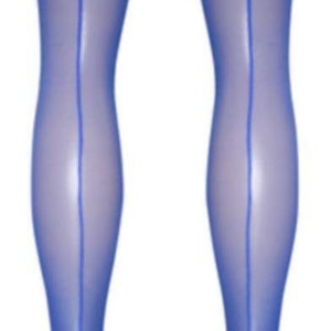 Stiletto Seam & Heel Stockings (XL) 5 Colours (made in Italy) - Etsy