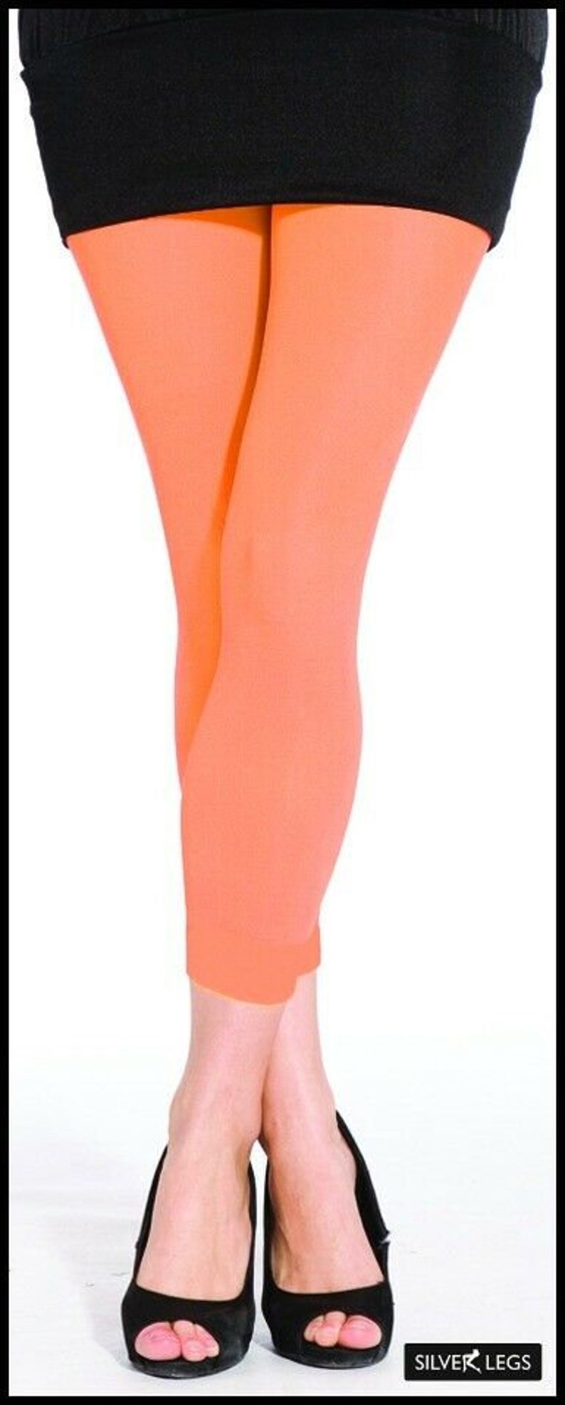 Silver Legs Italian 50 Denier Semi-opaque Footless Tights one - Etsy