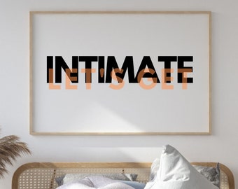 Intimacy Wall Art - Etsy