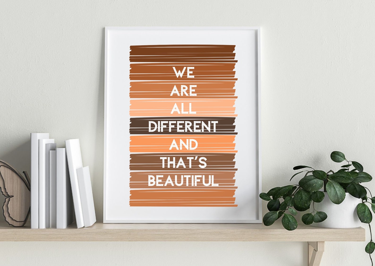 We Are All Different and Thats Beautiful, Printable Diversity Poster ...