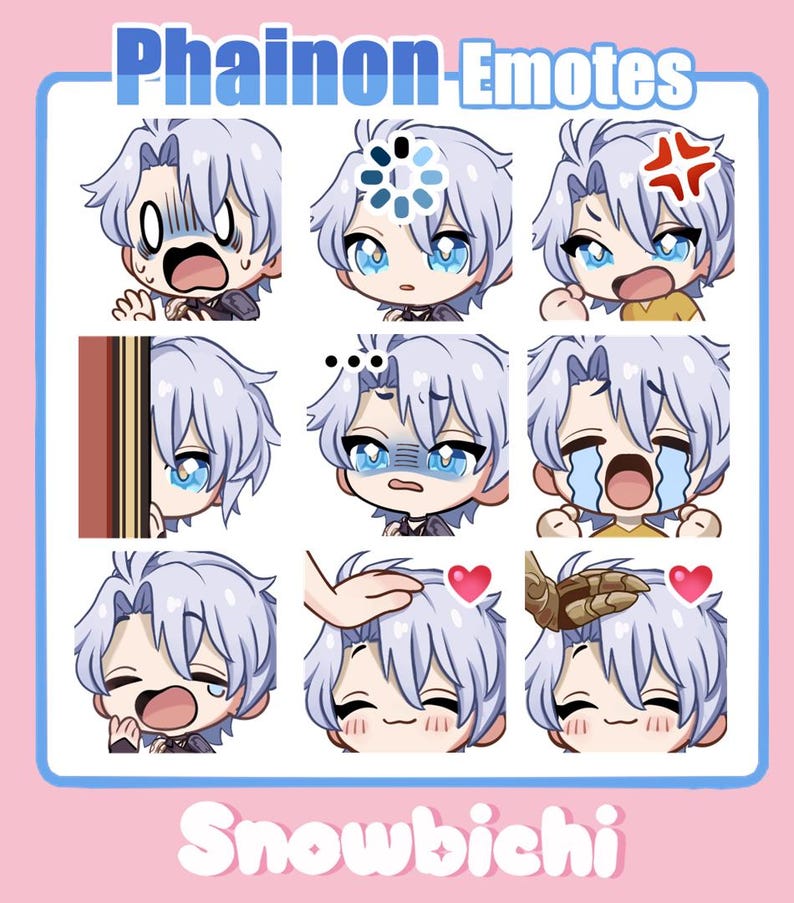 Phainon Stickers Emotes | Honkai Star Rail | Twitch + Discord Ready ...