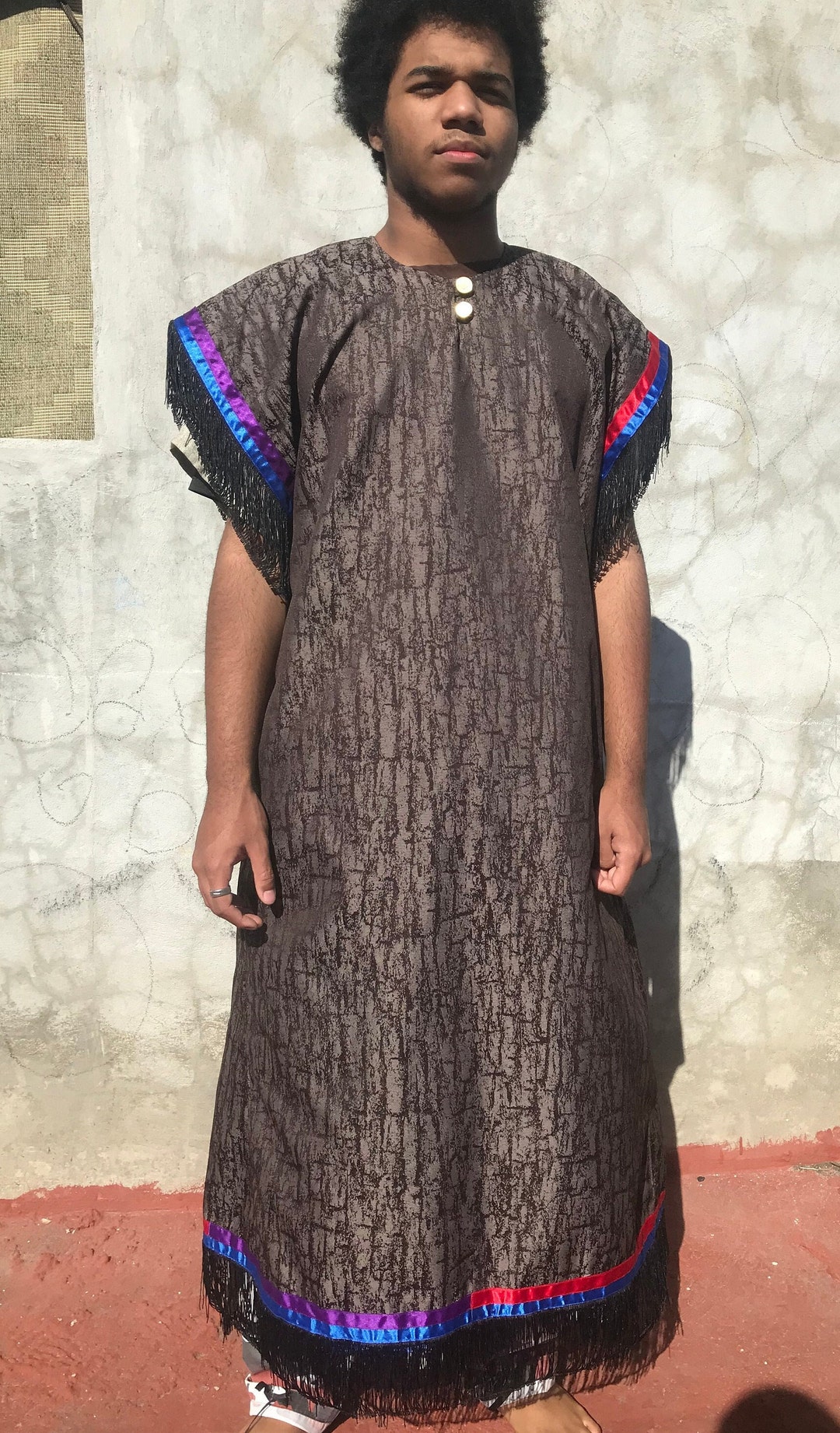 Stylized Military Inspired Camouflage Hebrew Israelite Sleeveless Tunic ...