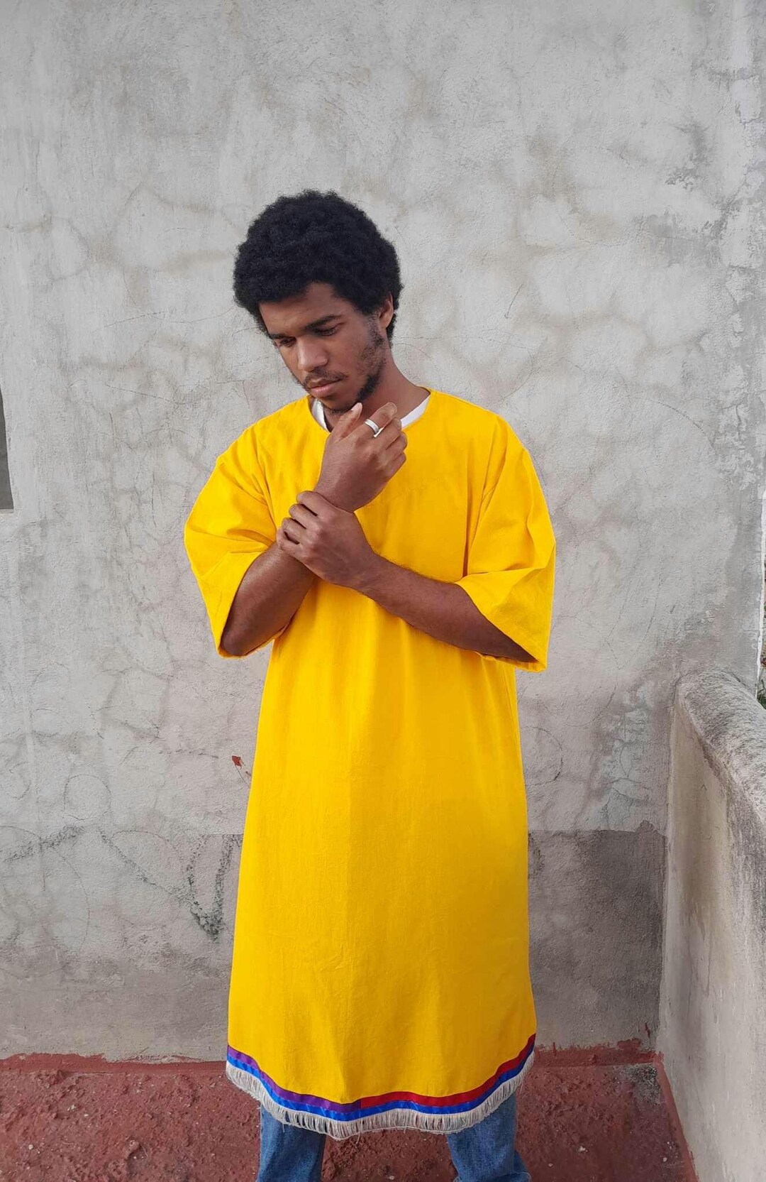 Classic Warrior Men’s Tunic Hebrew Israelite Garment Apparel Knee ...