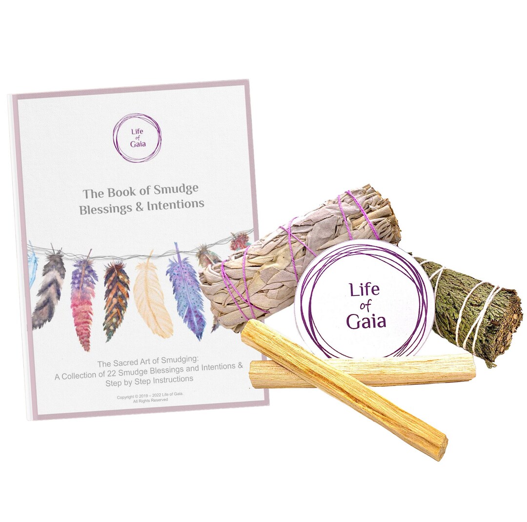 Sacred Smudge Trio With Smudge Prayer Book and Step by Step ...