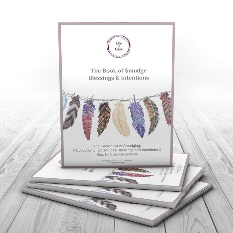 Smudge Prayer Book, Blessings and Intentions & Step-by-step ...