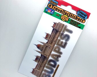 Budapest Sticker - Etsy