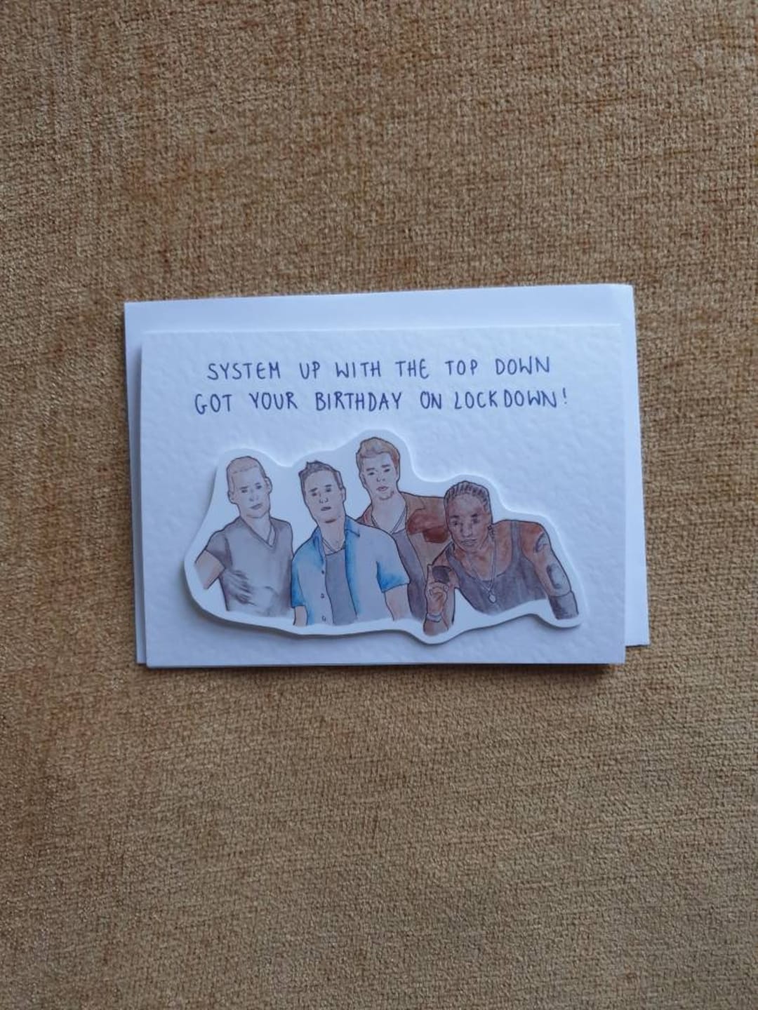 Blue (boyband) | Handcrafted Lockdown Birthday Card - Etsy