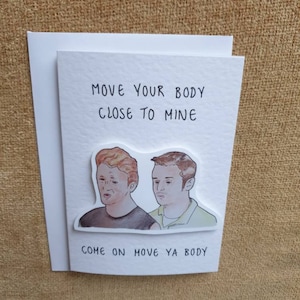 Ant and Seb | X Factor | Handcrafted Valentine's Card - Etsy UK