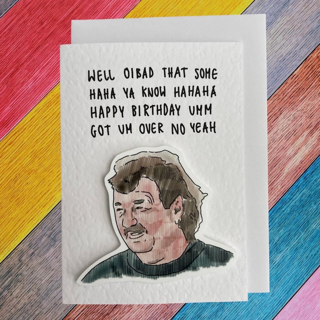 Gerald Cooper | Handcrafted Birthday Card - Etsy