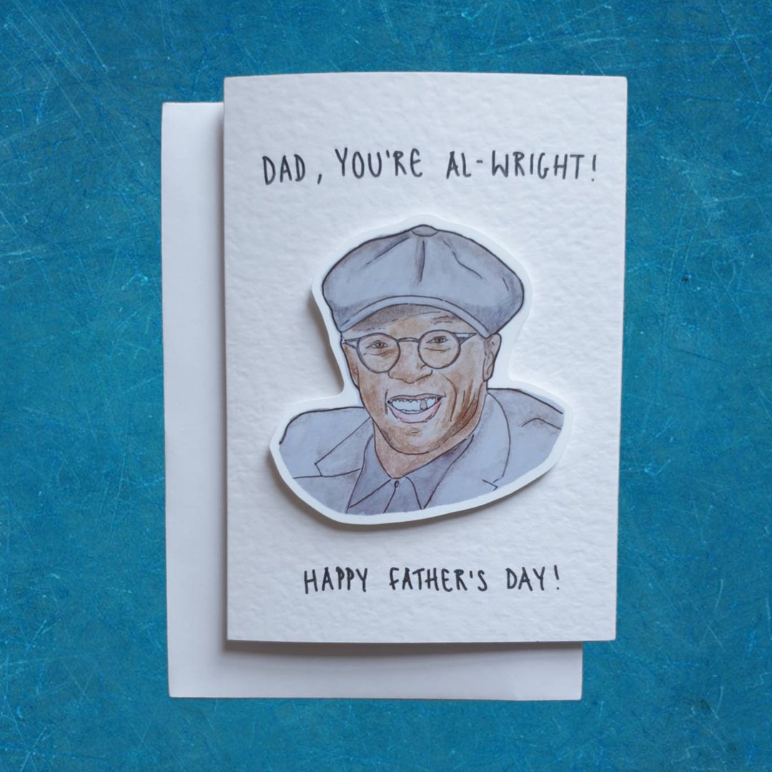 Ian Wright | Handcrafted Father's Day Card - Etsy
