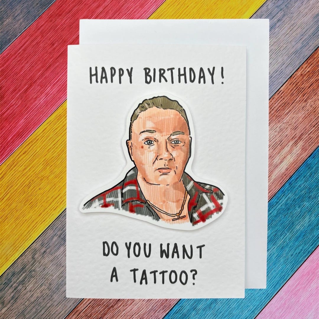 Mandy | This Country (do You Want a Tattoo)| Handcrafted Birthday Card ...