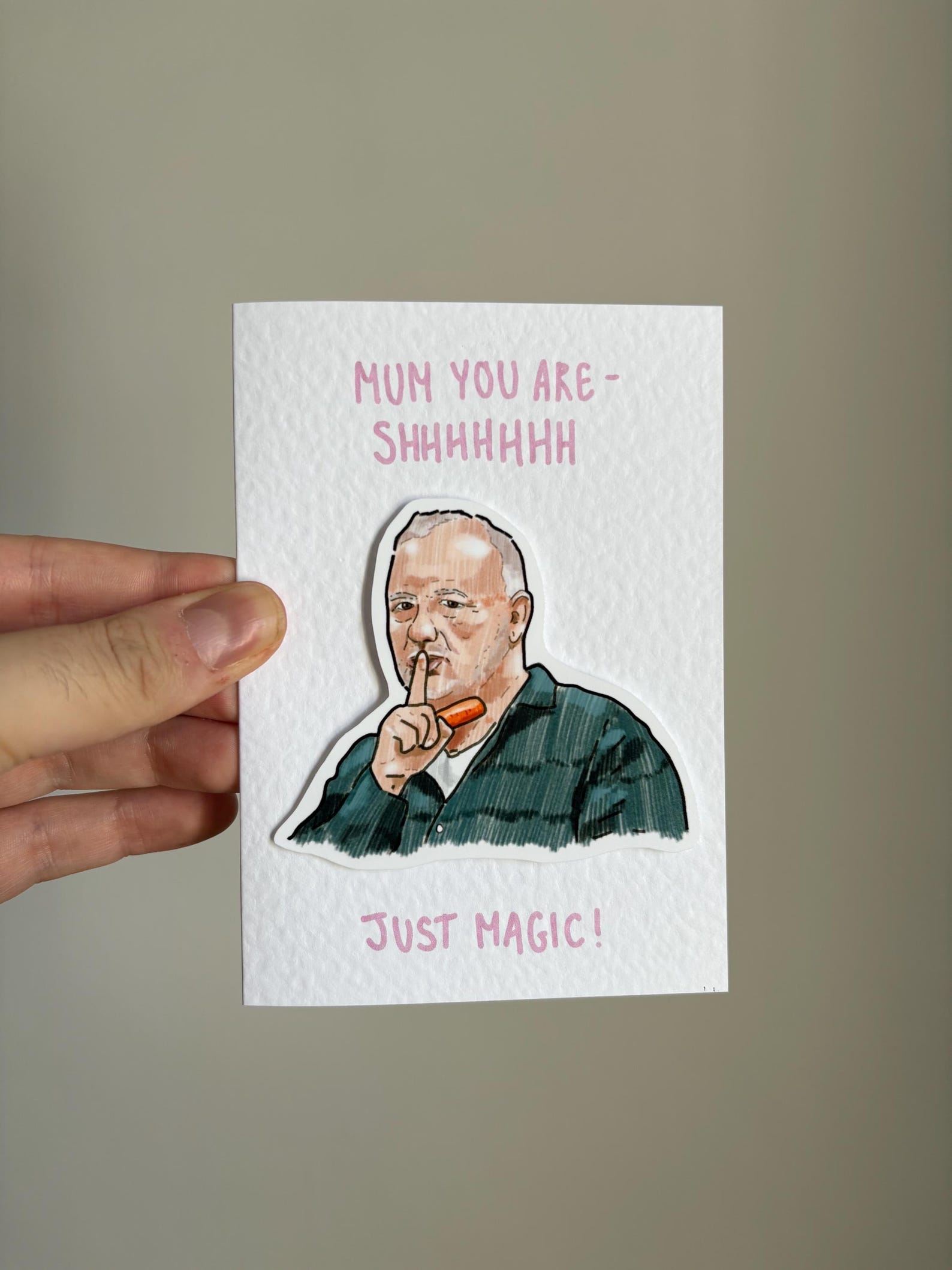 Bob Mortimer | Just Magic | Handcrafted Mother’s Day Card - Etsy