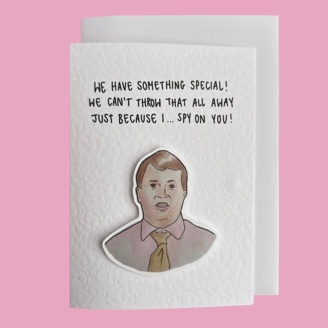 Mark Corrigan | Peep Show | I Spy on You | Handcrafted Valentine's Day ...