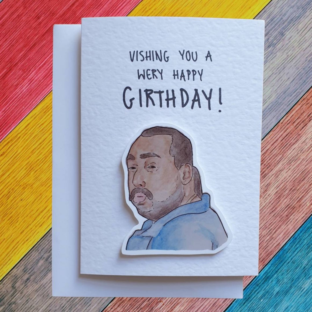Chabuddy G | PJDN | Handcrafted Birthday Card - Etsy