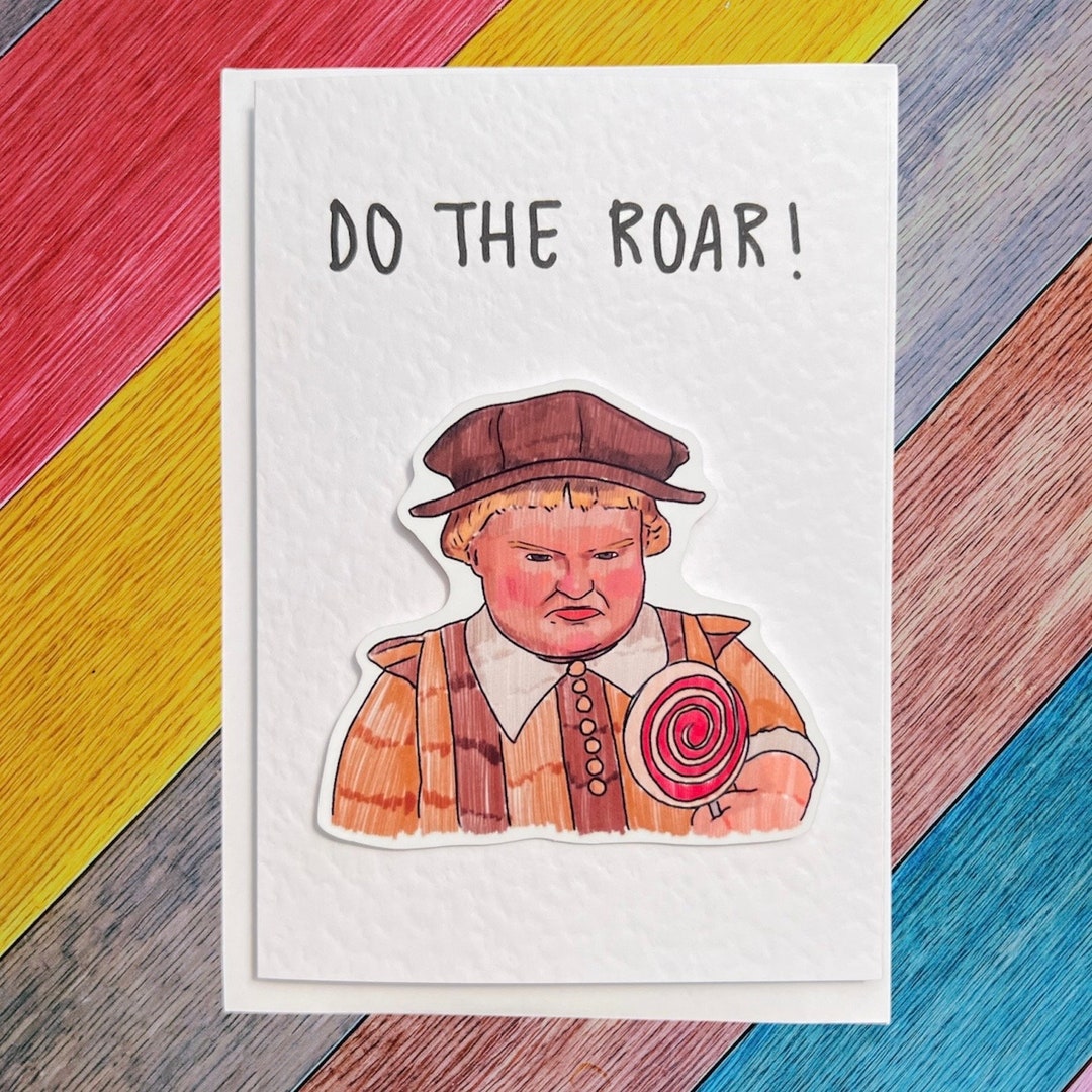 DO THE ROAR | Handcrafted Greeting Card - Etsy