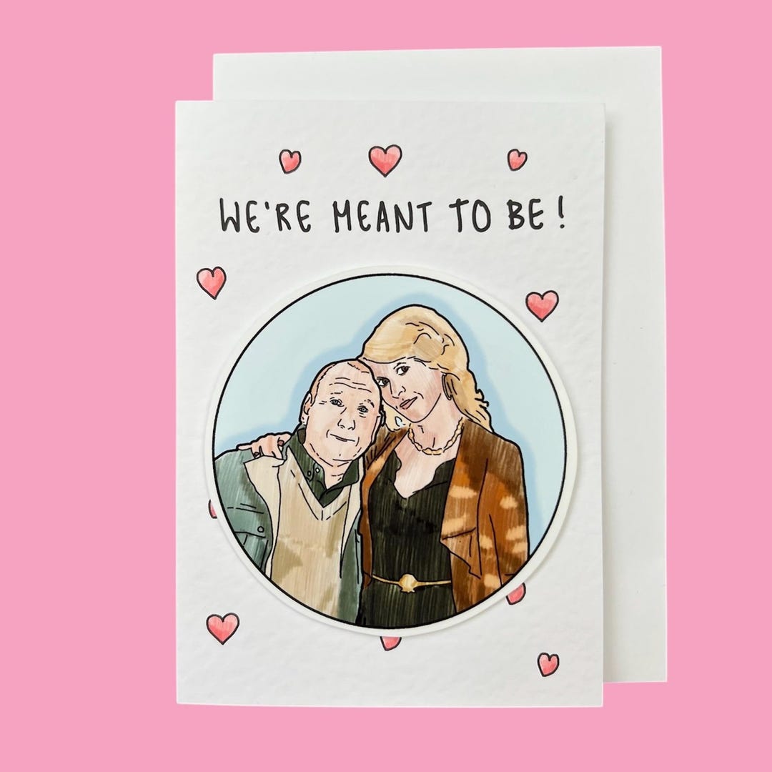 Dawn and Pete | Handcrafted Valentine’s Card - Etsy UK