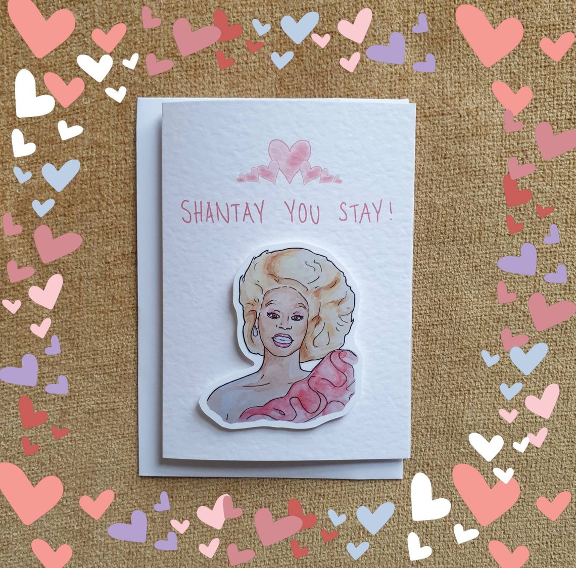 Rupaul Shantay You Stay Rupaul's Drag Race Love Card - Etsy UK