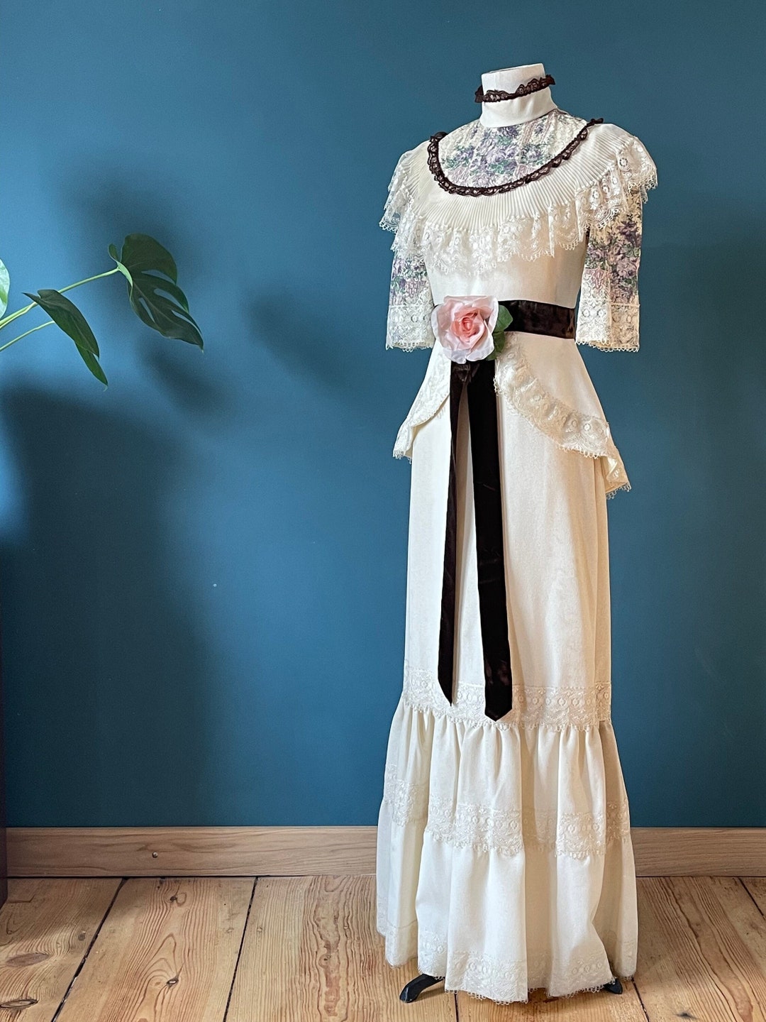 Fin De Siècle Art Nouveau A Pagels Model Dress & Hat Steam Punk - Etsy