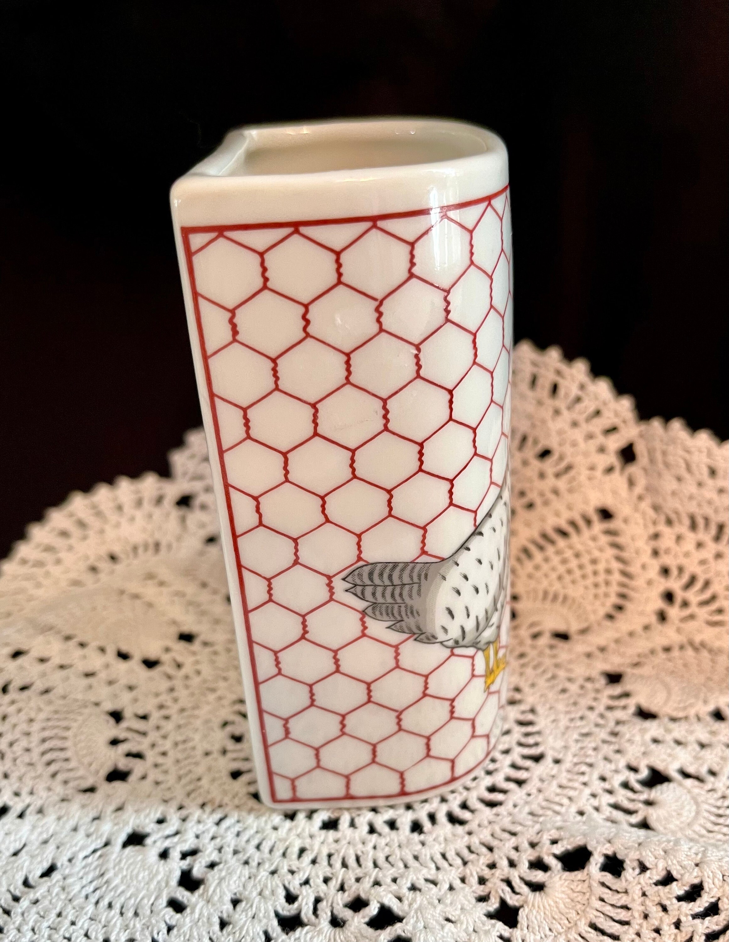 Takahashi Japan Farmhouse Chicken Wall Pocket Ceramic - Etsy