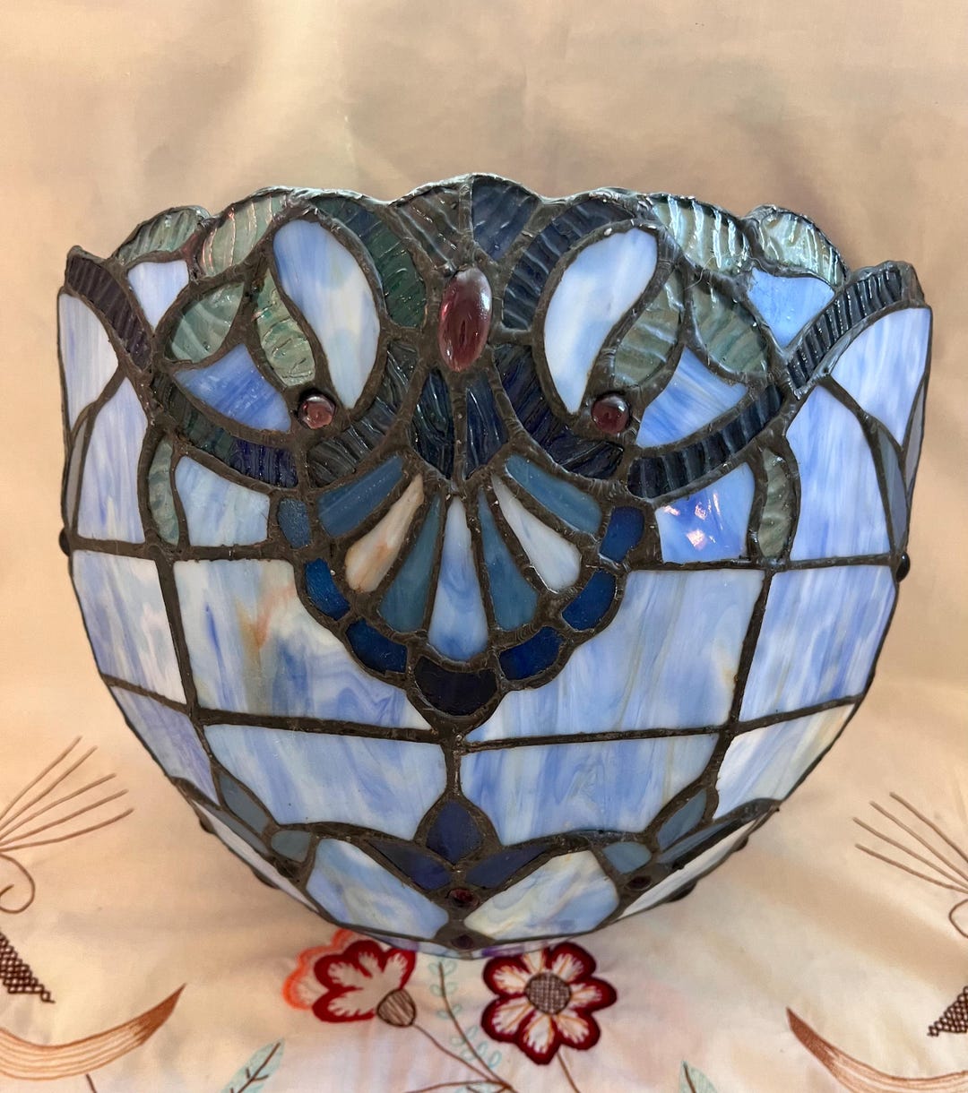 Stained Glass Wall Sconce ~ No Electricity Needed ~ Ready to Hang ...
