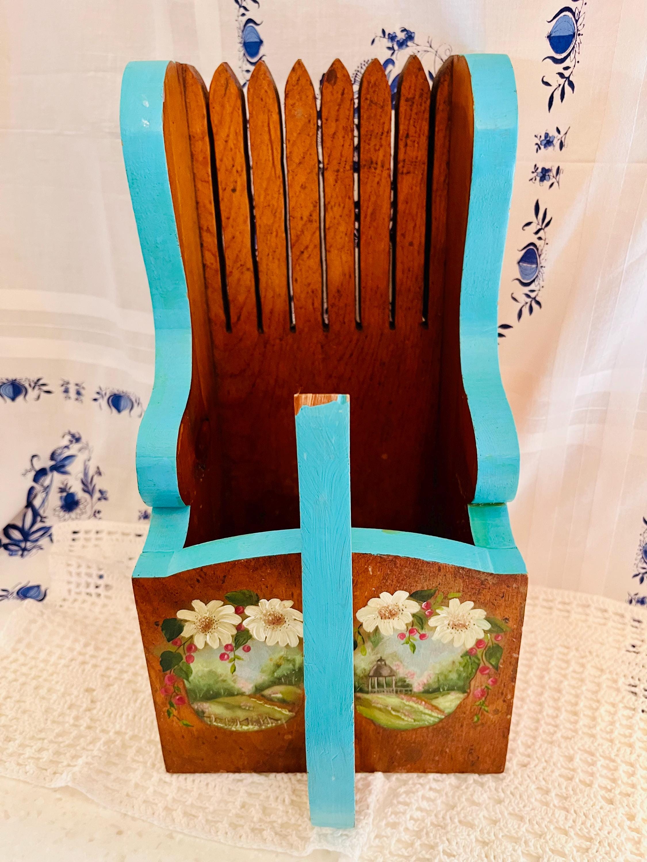 Vintage Hand-painted Wooden Berry Picker: Rustic Storage Box - Etsy