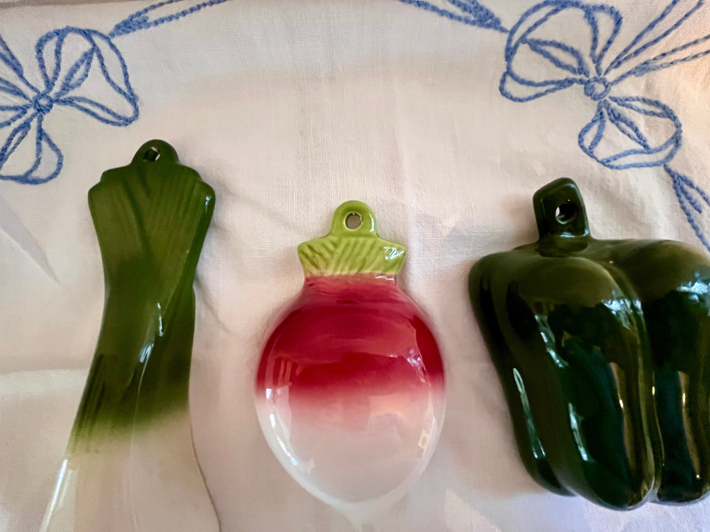 Vintage AVON Measuring Vegetables Set of 3 Ceramic Kitchen Décor ...