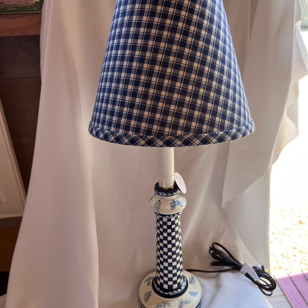 Checkered Table Lamp - Etsy