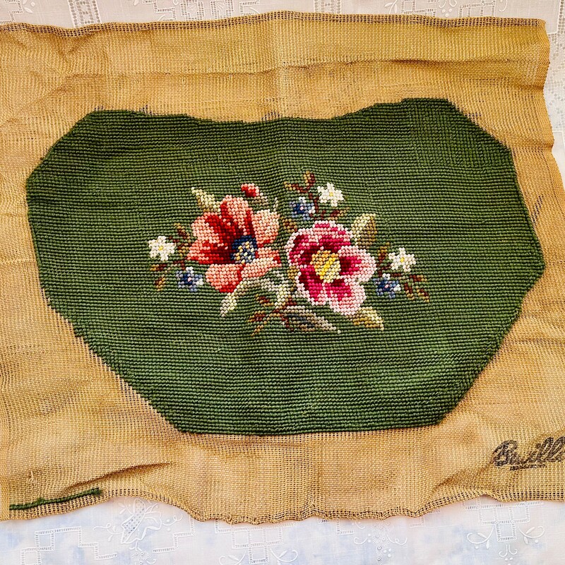 Vintage Needlepoint - Etsy