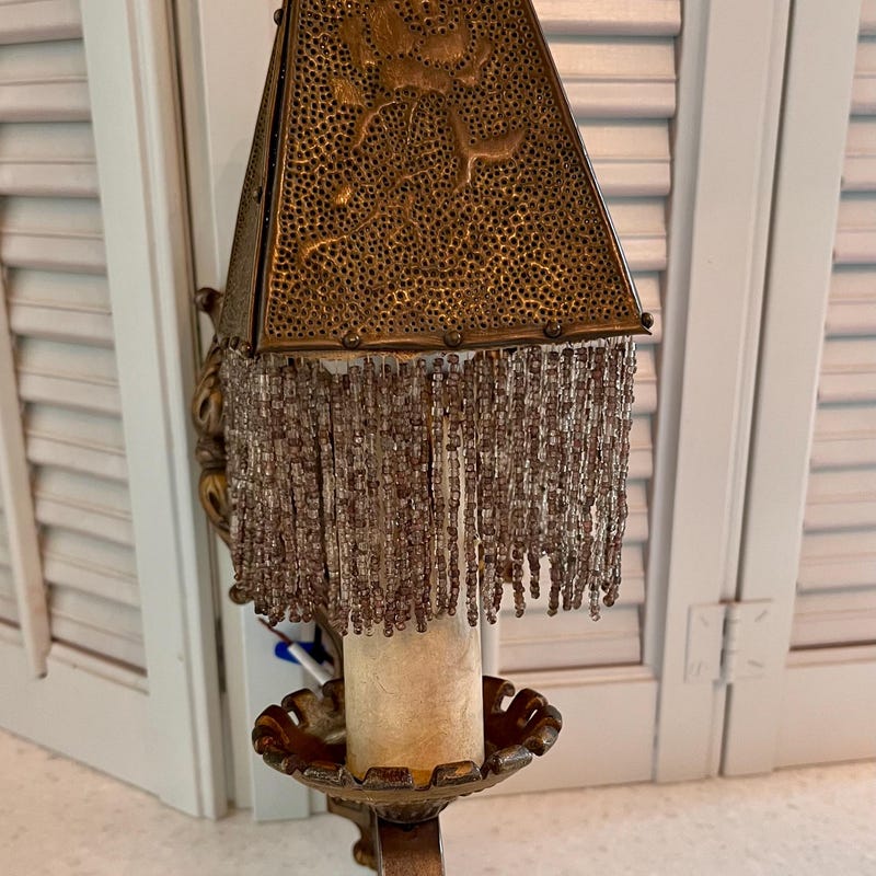 Beaded Sconces - Etsy