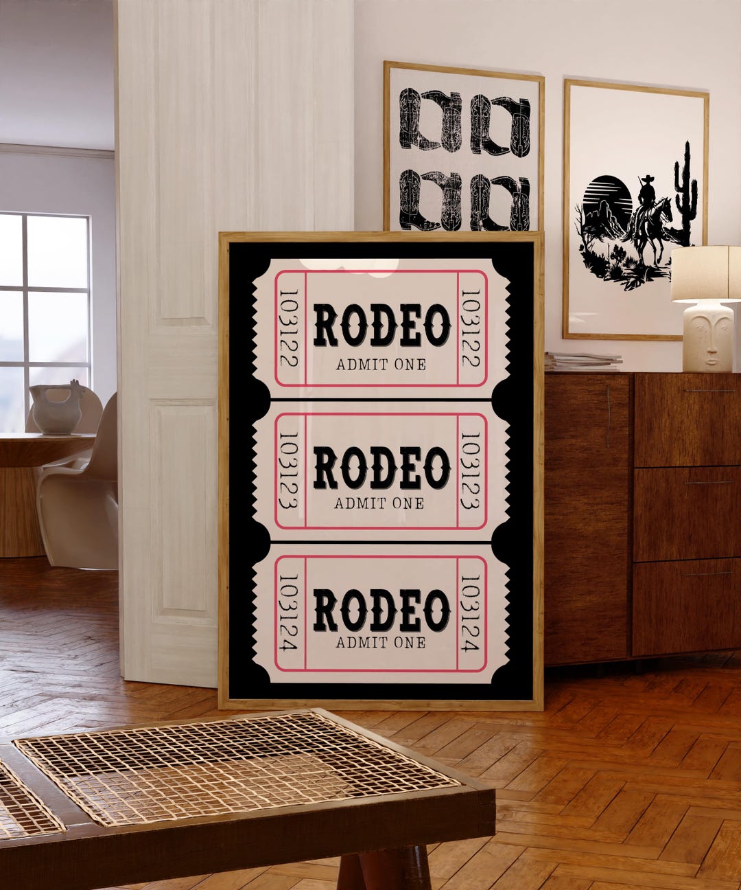Rodeo Ticket Print, Rodeo Picture Poster, Admit One Wall Art, Rodeo ...