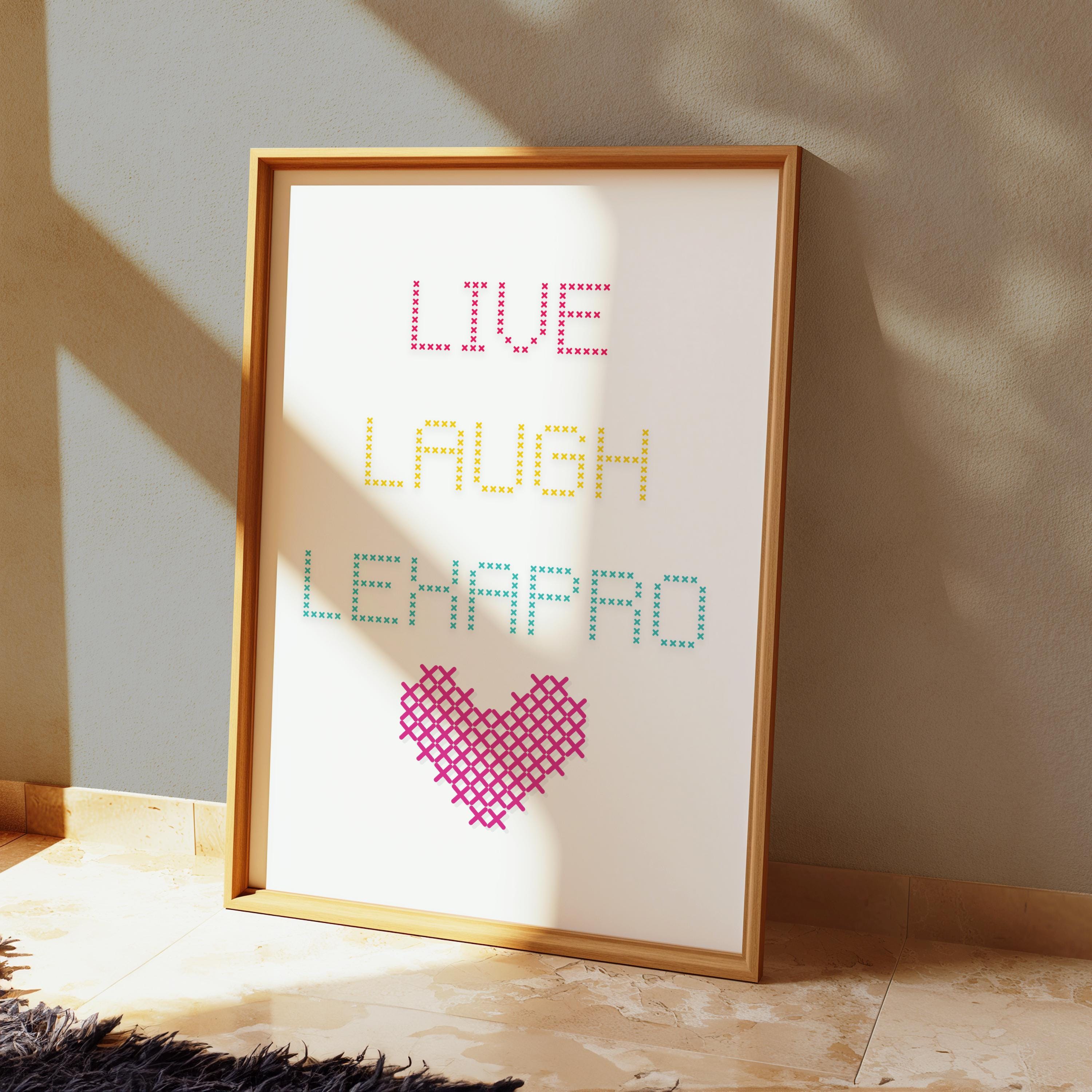Live Laugh Lexapro Sign, College Apartment Prints Mental Health, It's ...