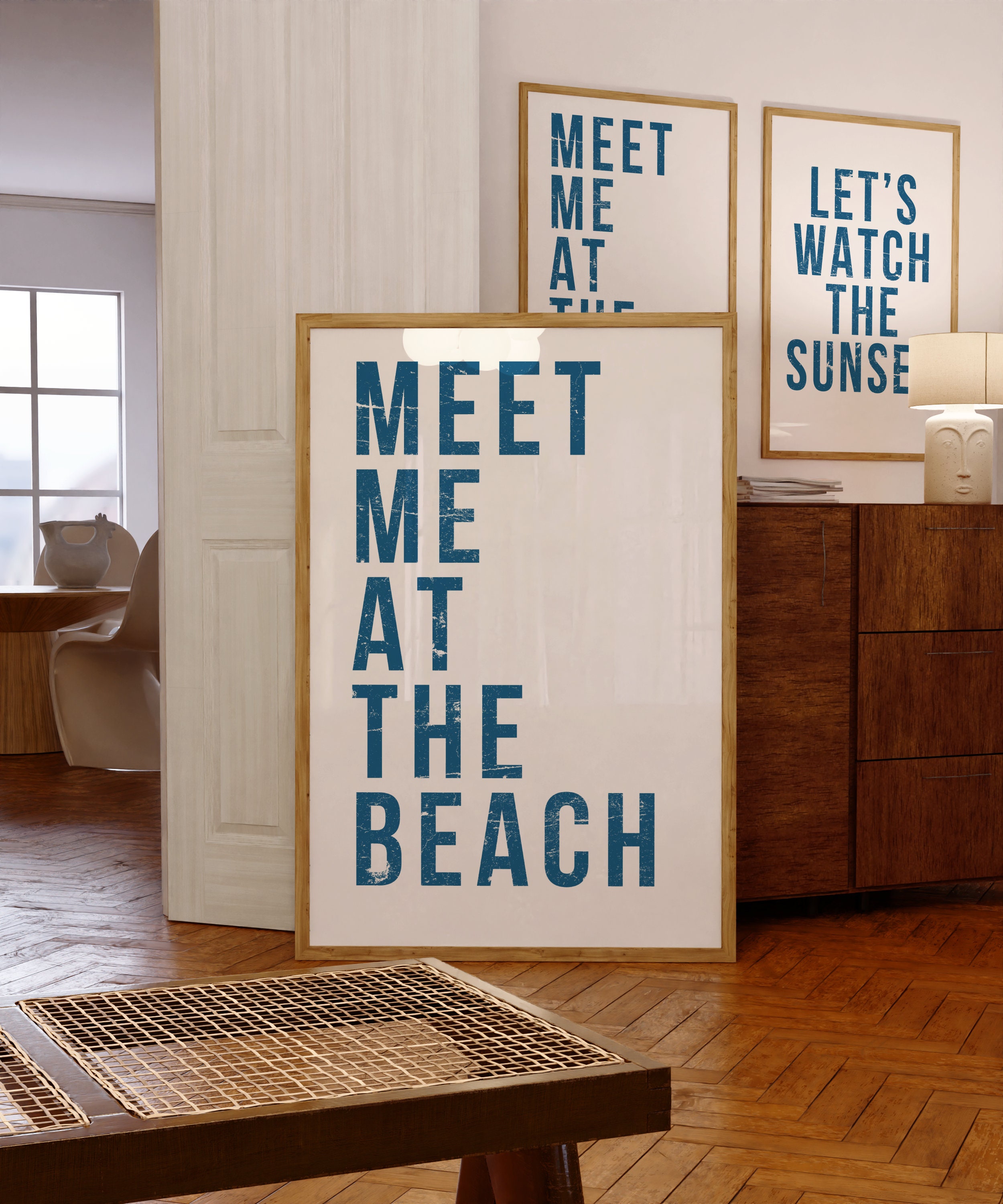 Meet Me at the Beach Sign, Printable Meet Me at the Beach Poster,surfer ...
