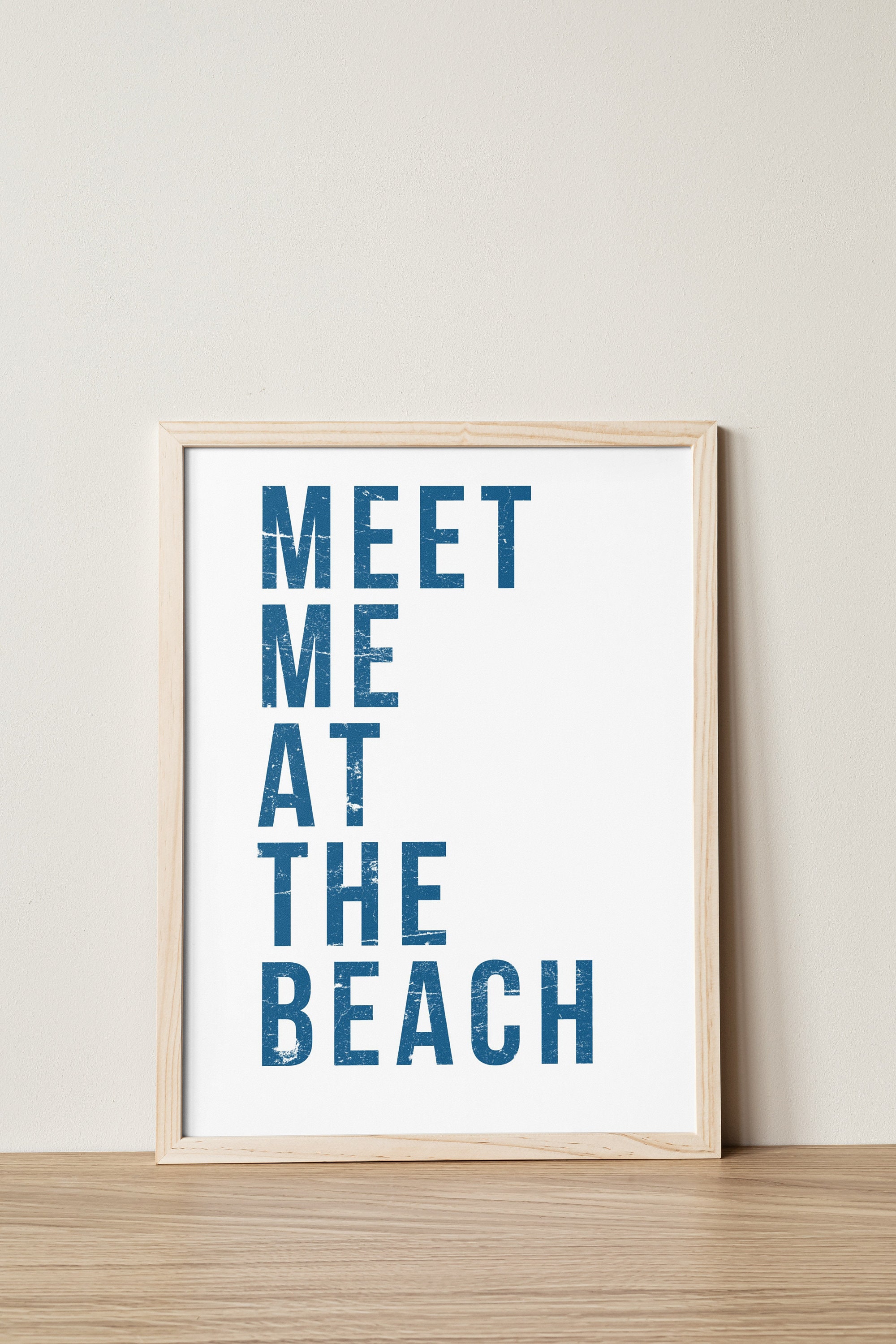 Meet Me at the Beach Sign, Printable Meet Me at the Beach Poster,surfer ...