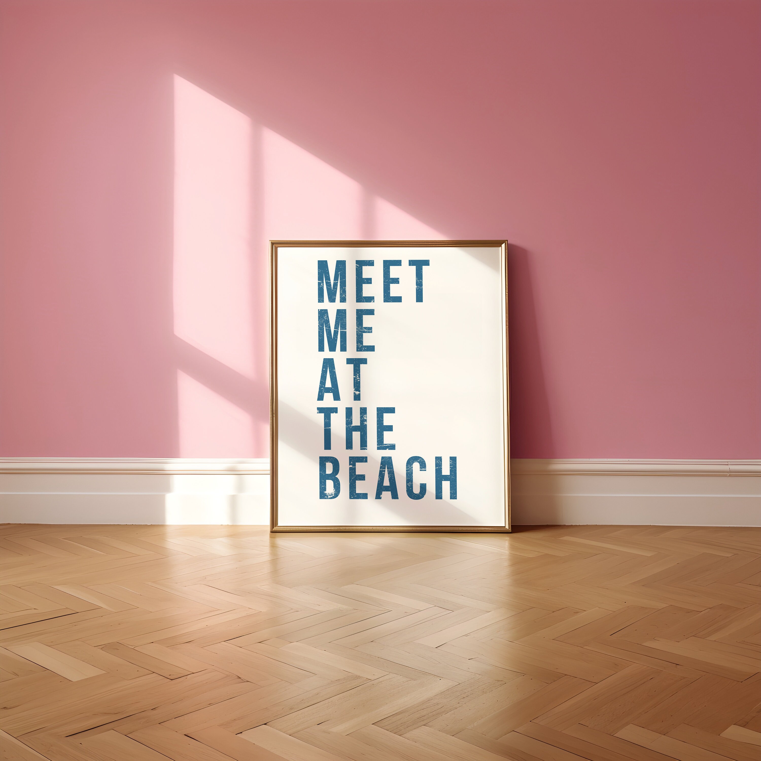 Meet Me at the Beach Sign, Printable Meet Me at the Beach Poster,surfer ...